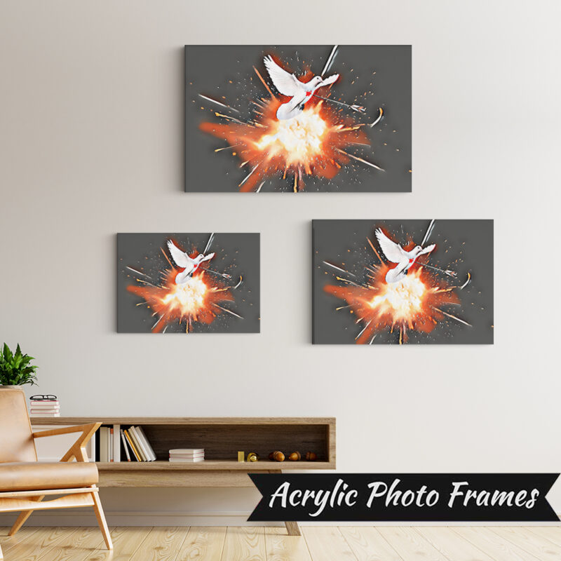 Dove of Peace Art – Acrylic Photo Frames