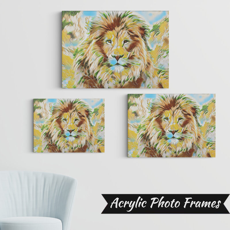 Lion – Acrylic Photo Frames